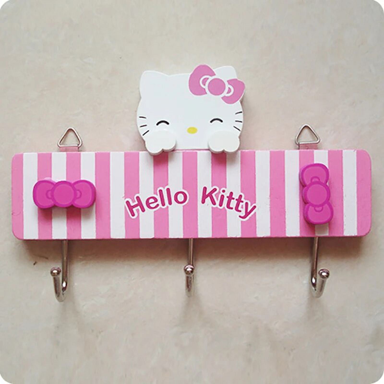 Sanrio Kawaii Hello Kitty Hook Girl Cartoon Dorm Kitchen Bathroom ...