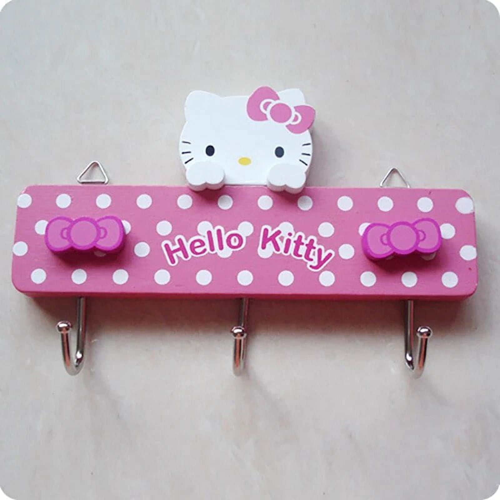 Sanrio Kawaii Hello Kitty Hook Girl Cartoon Dorm Kitchen Bathroom ...