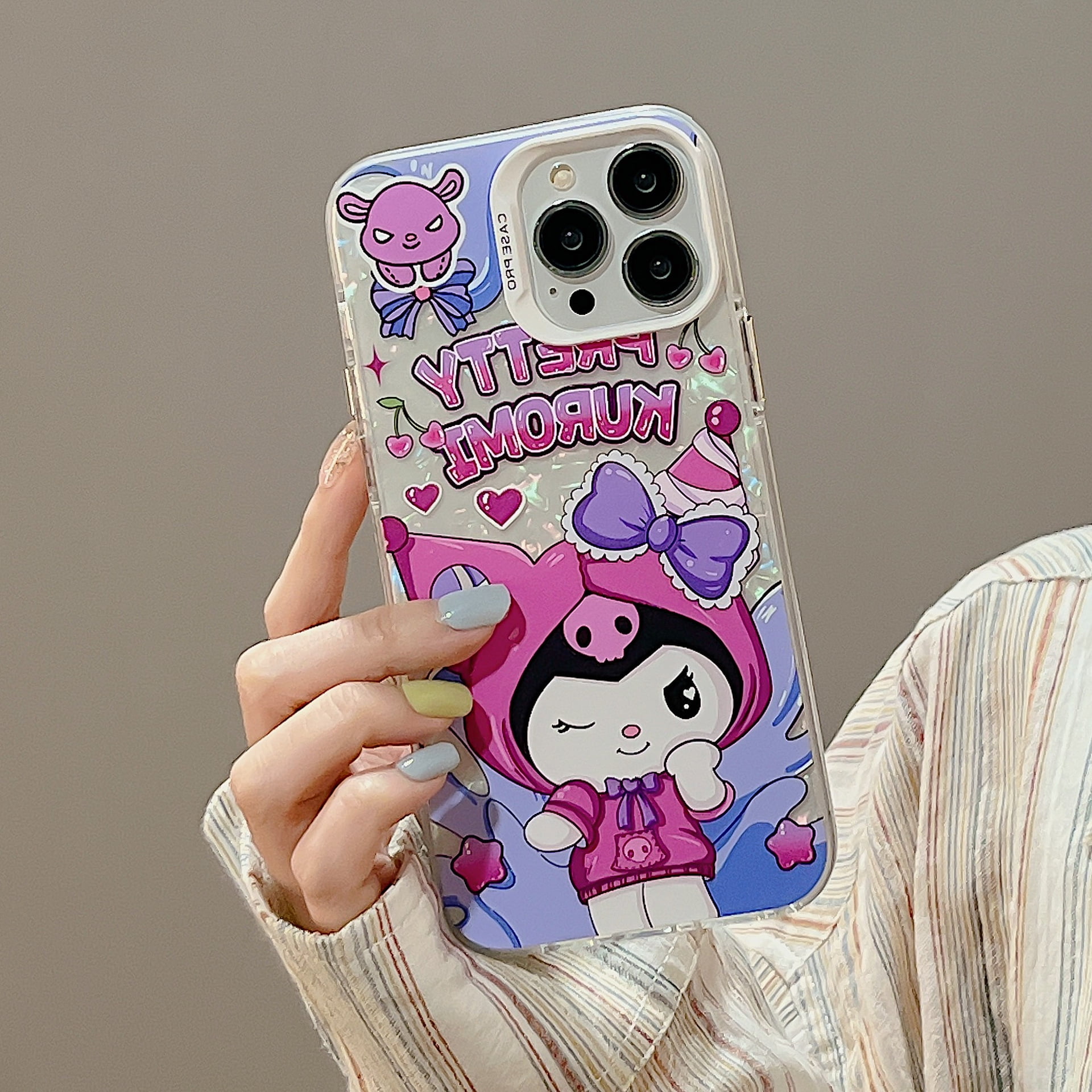 Sanrio Kawaii Hello Kitty Kuromi Cute Cartoon Phone Case Anime ...