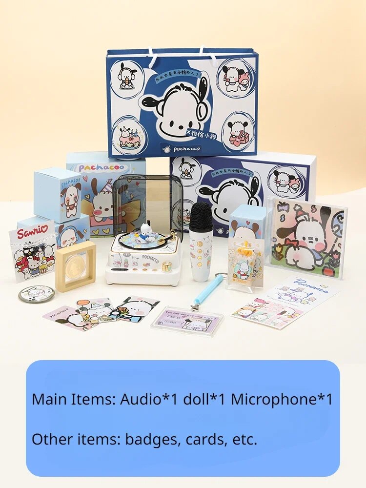 Sanrio Kawaii Hello Kitty Kuromi Pachacco Blue tooth Speakers Player ...