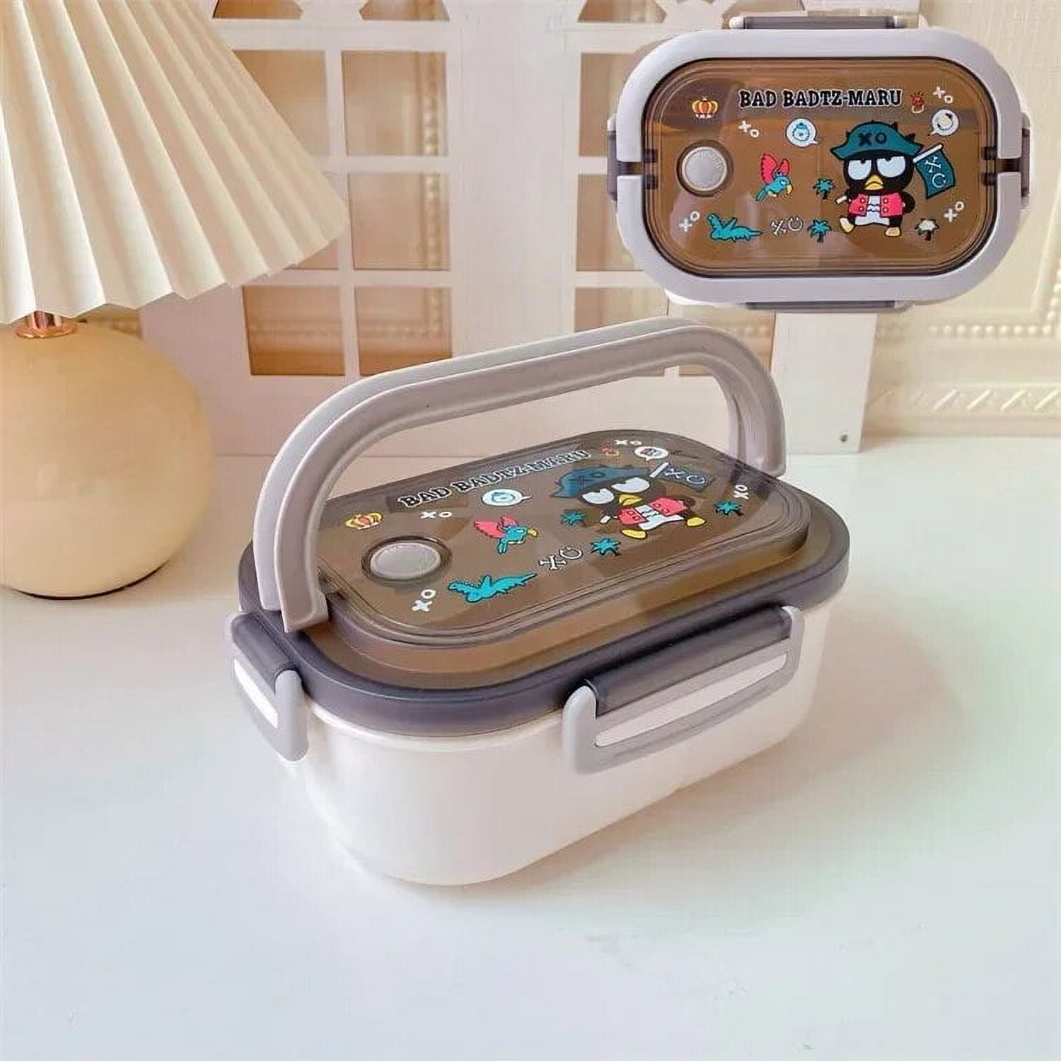 Sanrio Kawaii Hello Kitty Lunch Box Kuromi My Melody Cinnamoroll ...