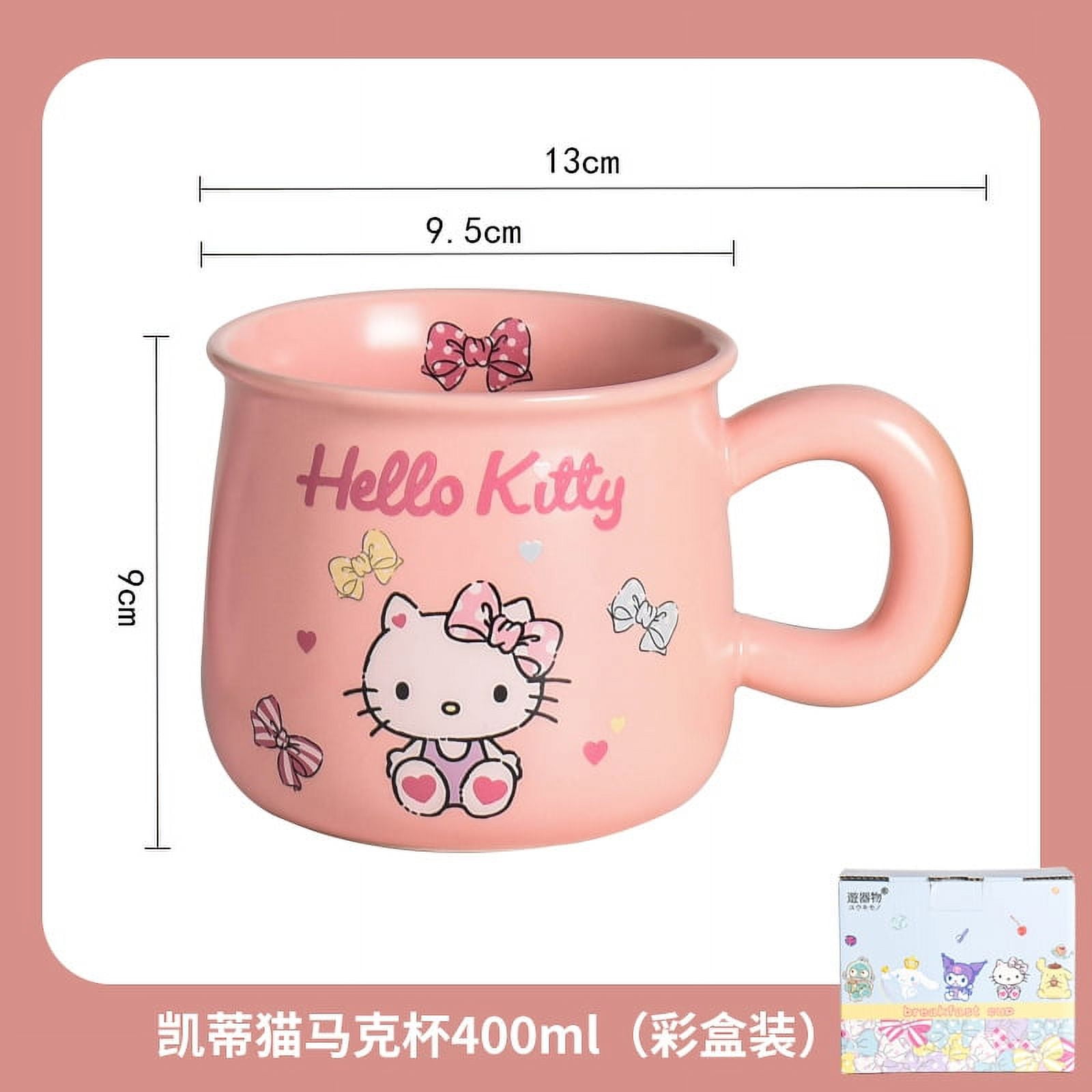 Sanrio Kawaii Hello Kitty Mug Anime Kuromi Pompompurin Cinnamoroll Gift ...
