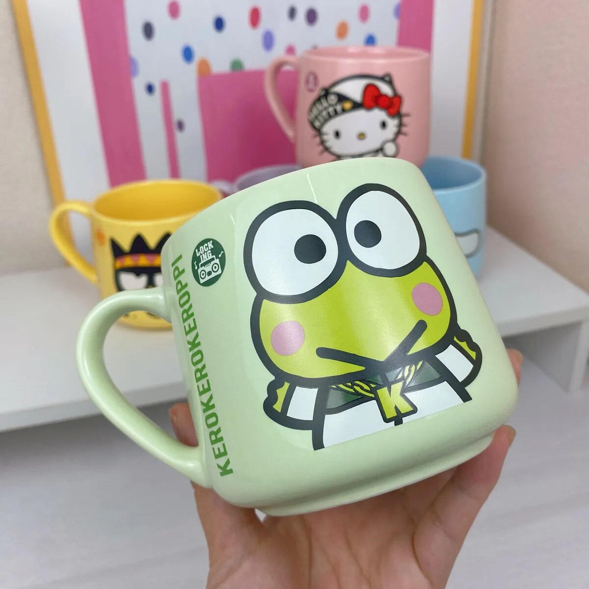 Sanrio Kawaii Hello Kitty My Melody Cinnamoroll Water Cup Ceramic Mug ...