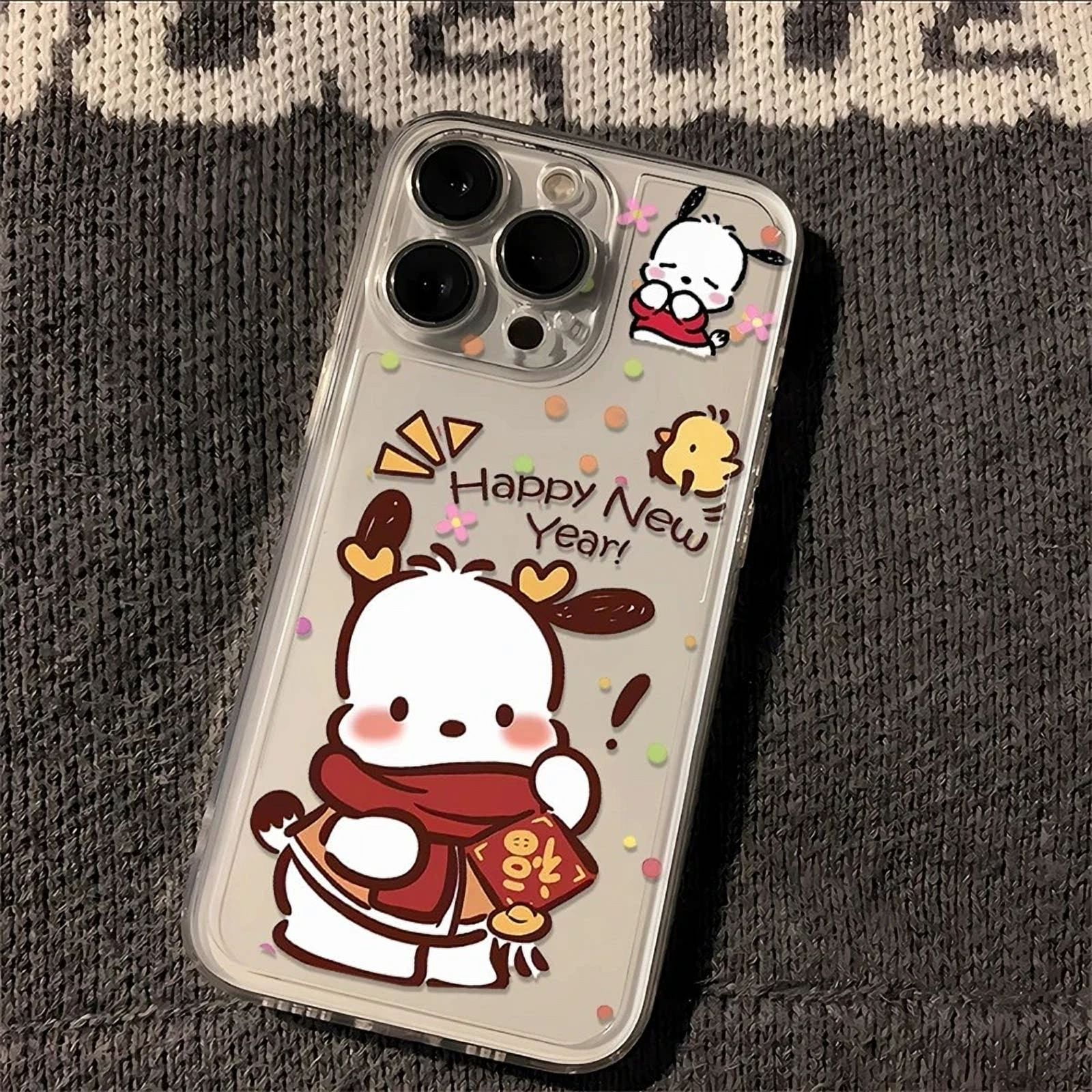 Sanrio Kawaii Hello Kitty Phone Case Pochacco Anime Cartoon Cute Girl