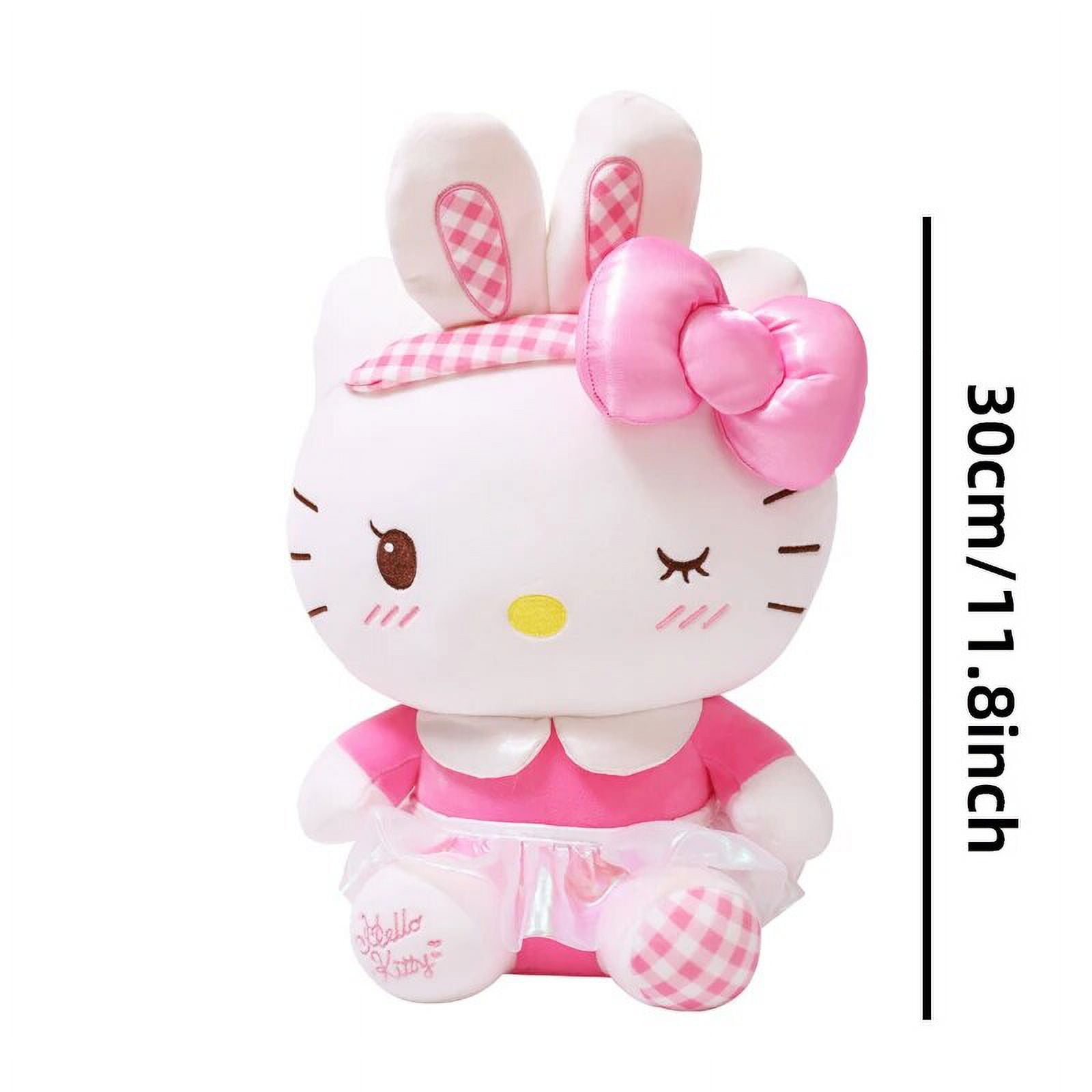 Sanrio Kawaii Hello Kitty Rabbit Series Plush Toy Pillow Stuffed Doll ...
