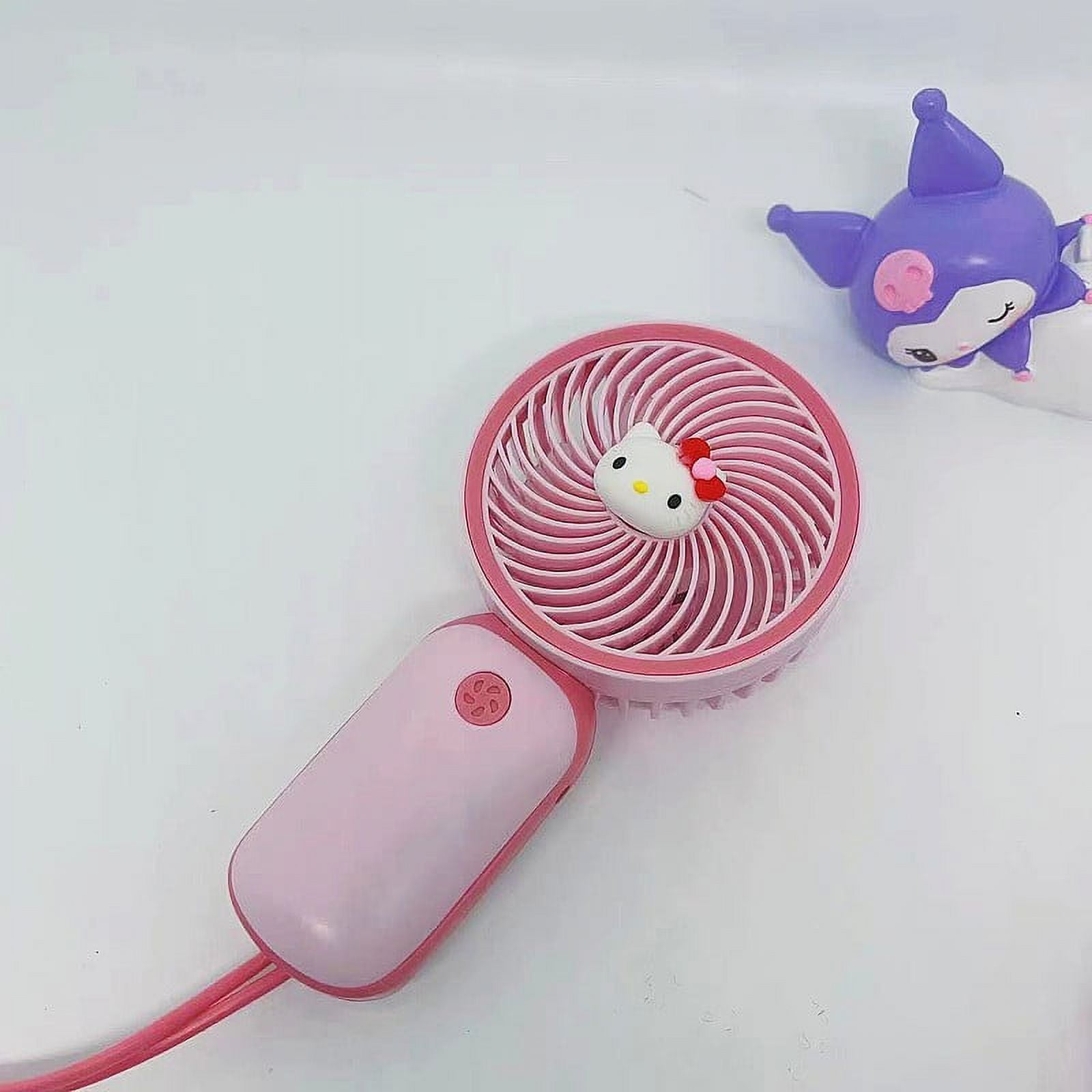 Sanrio Kawaii Hello Kitty Small Fan My Melody Cinnamoroll Anime Cartoon ...