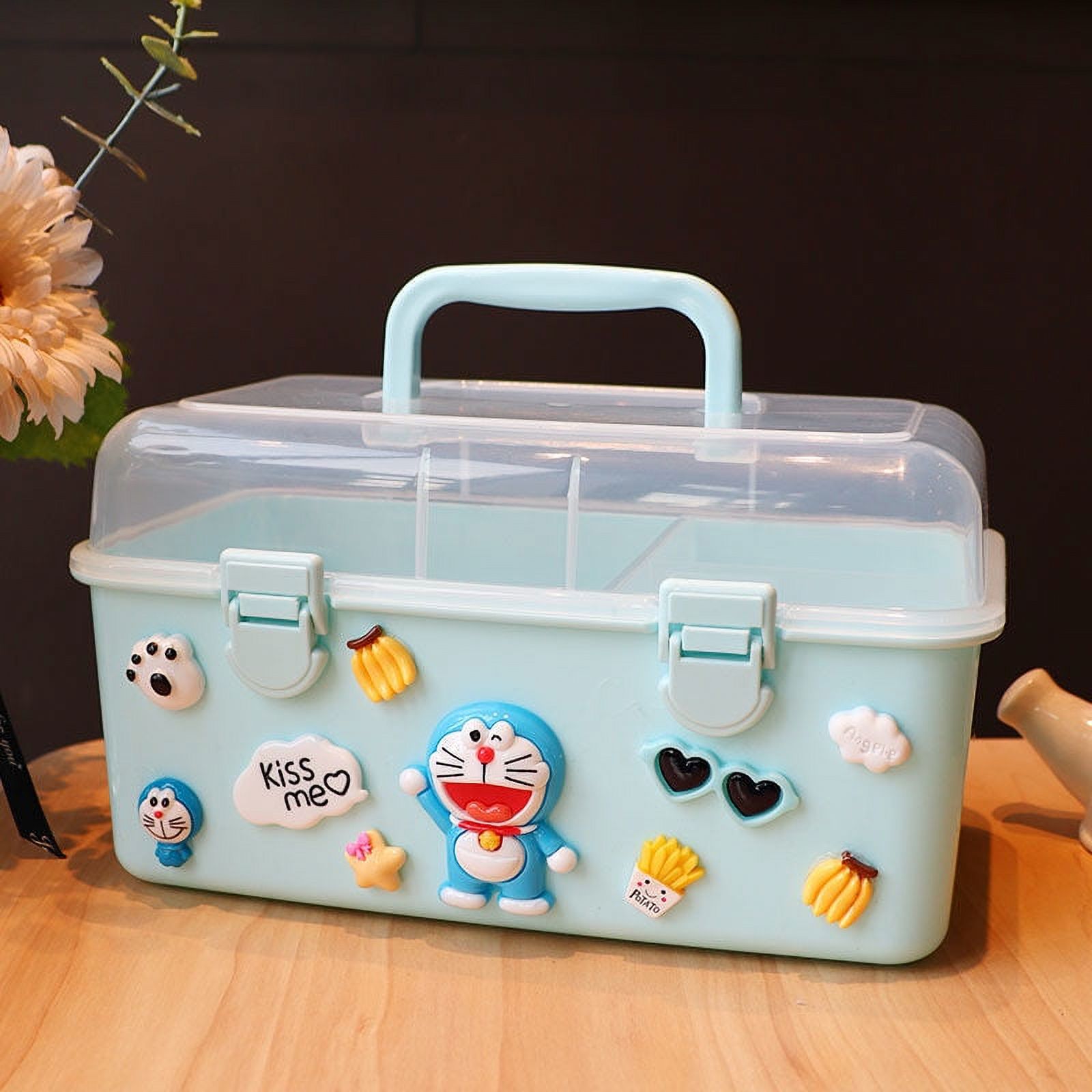 Sanrio Kawaii Hello Kitty Storage Box Cartoon Kuromi Multifunctional ...