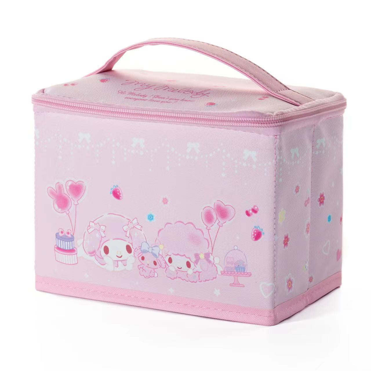 Sanrio Kawaii Hello Kitty Storage Box Kuromi Cinnamoroll Anime Cartoon ...