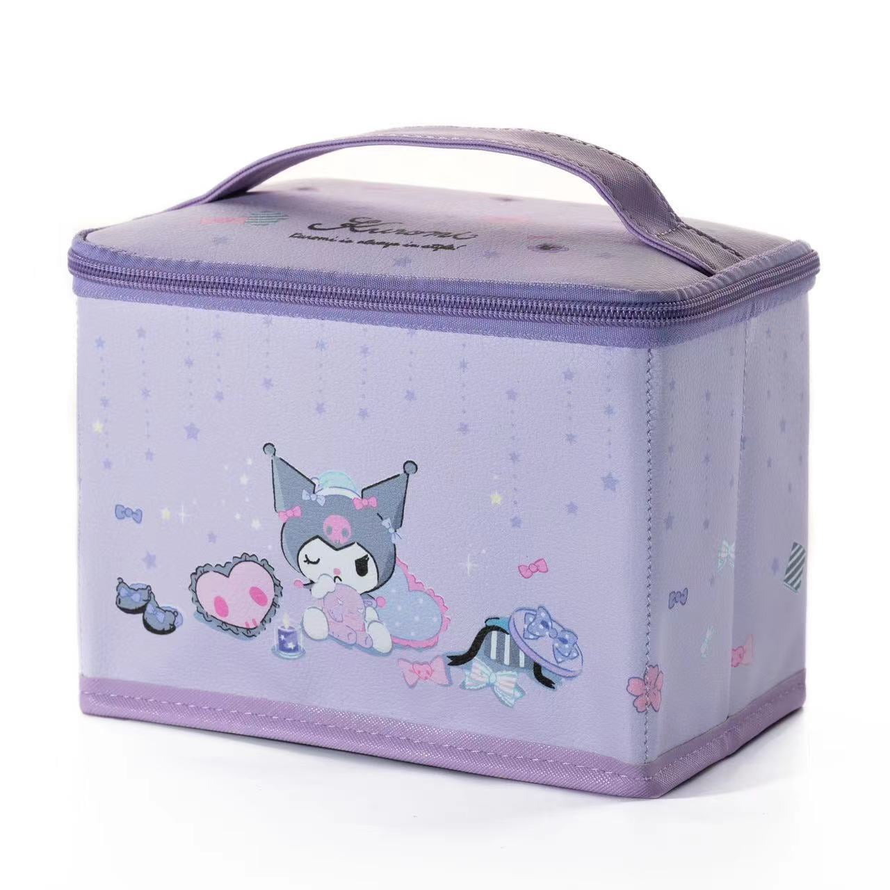 Sanrio Kawaii Hello Kitty Storage Box Kuromi Cinnamoroll Anime Cartoon ...