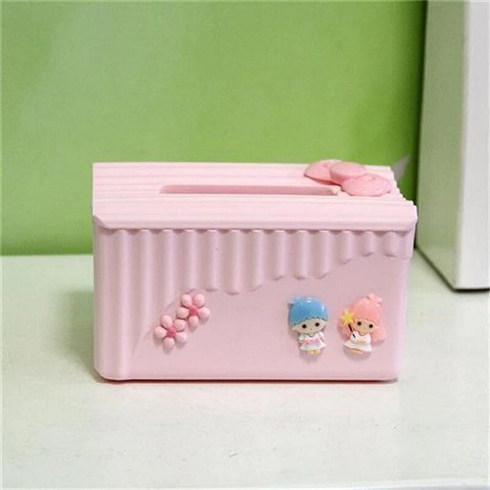 Sanrio Kawaii Hello Kitty Tissue Box Cartoon Home Living Room Toilet ...