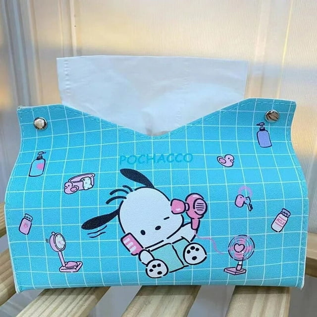 Sanrio Kawaii Hello Kitty Tissue Box Kuromi Cinnamoroll Anime Cute Home ...