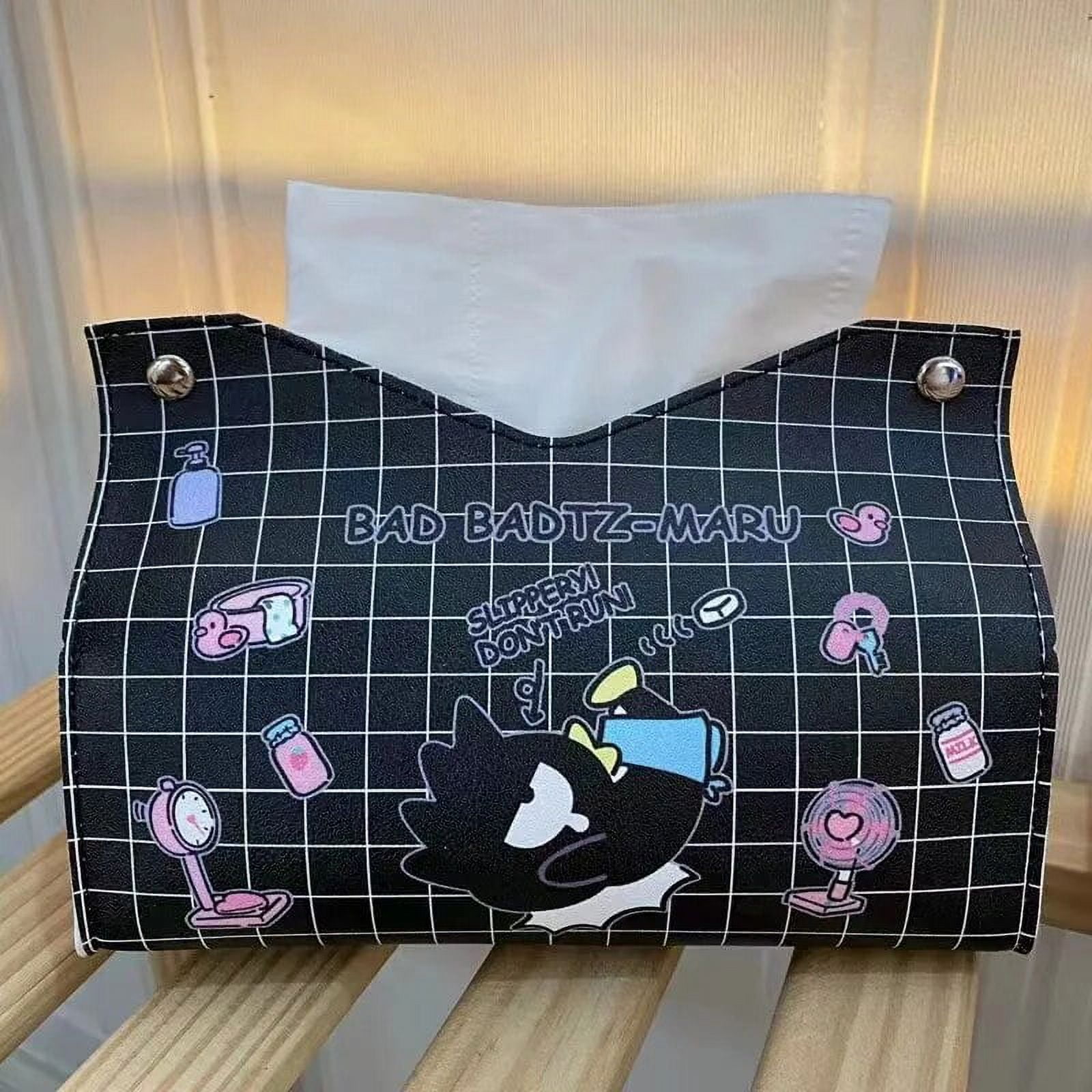 Sanrio Kawaii Hello Kitty Tissue Box Kuromi Cinnamoroll Anime Cute Home ...