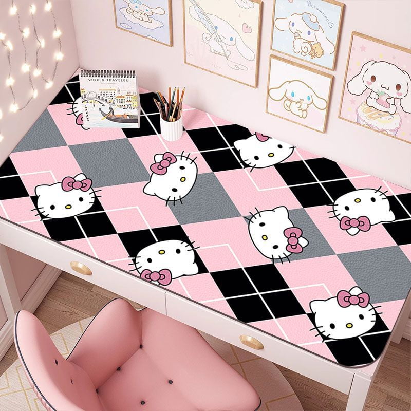 Sanrio Kawaii Hello Kitty table mat waterproof cute cartoon My melody ...