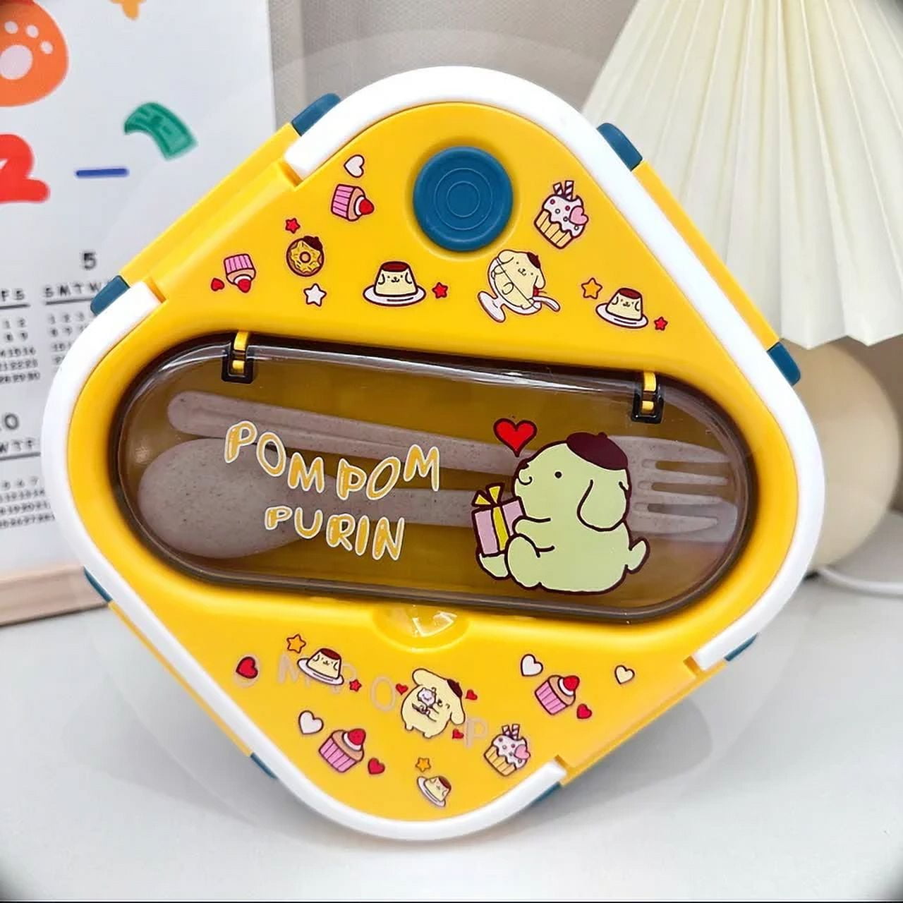 Sanrio Kawaii HelloKitty Lunch Box MyMelody Kuromi Student Cartoon ...