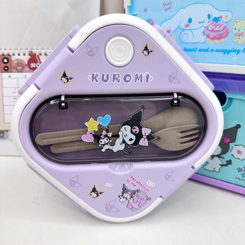 Sanrio Kawaii HelloKitty Lunch Box MyMelody Kuromi Student Cartoon ...