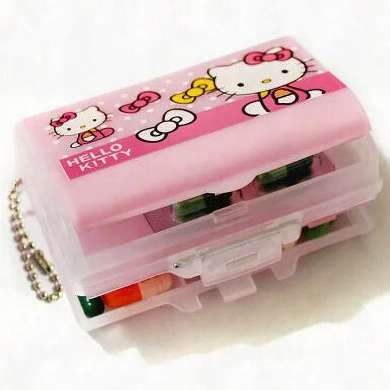 Sanrio Kawaii HelloKitty Portable Pill Box Seven Compartment KT Cat ...