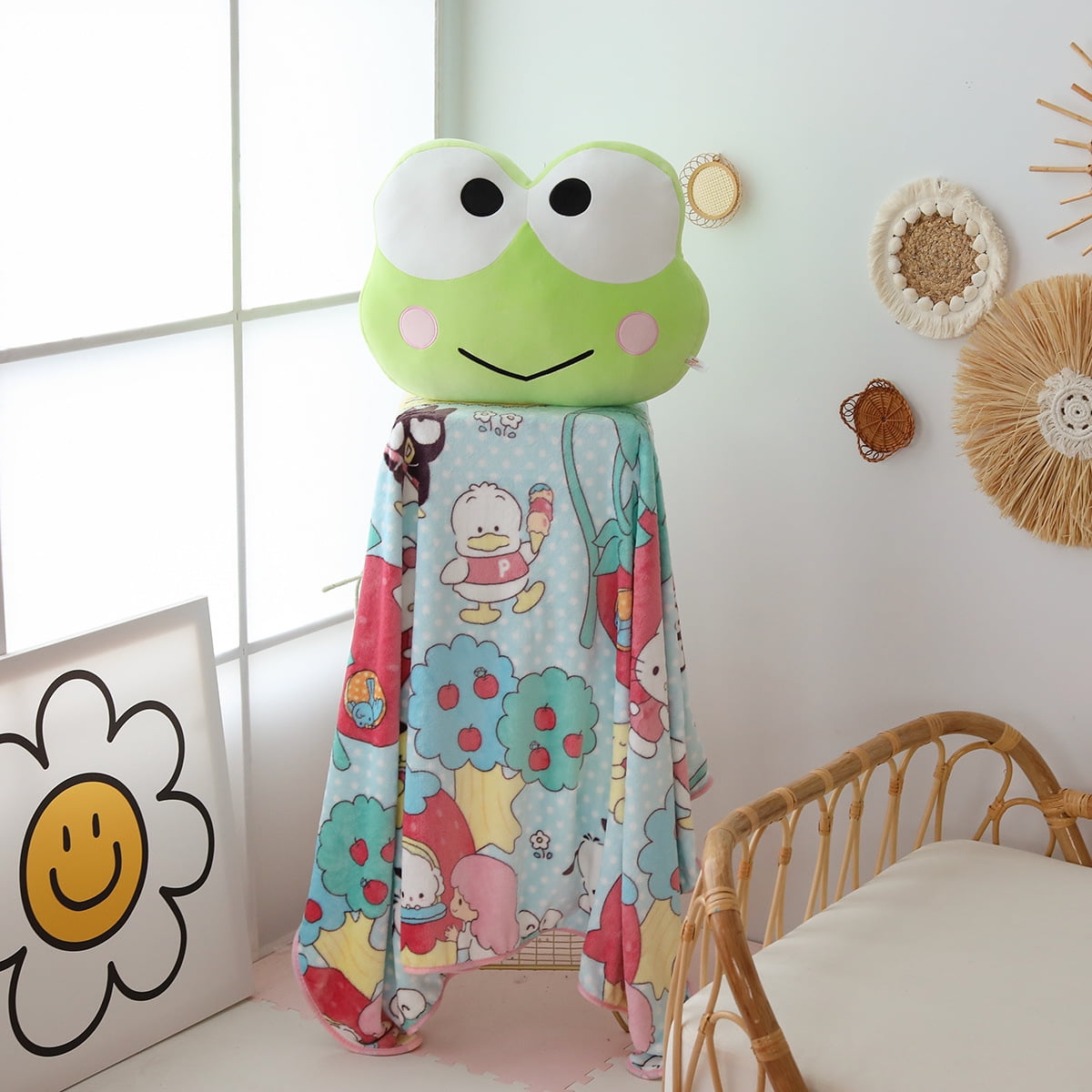 Sanrio Kawaii Kero Kero Keroppi Plush Toy Doll Animals Frog Cartoon ...