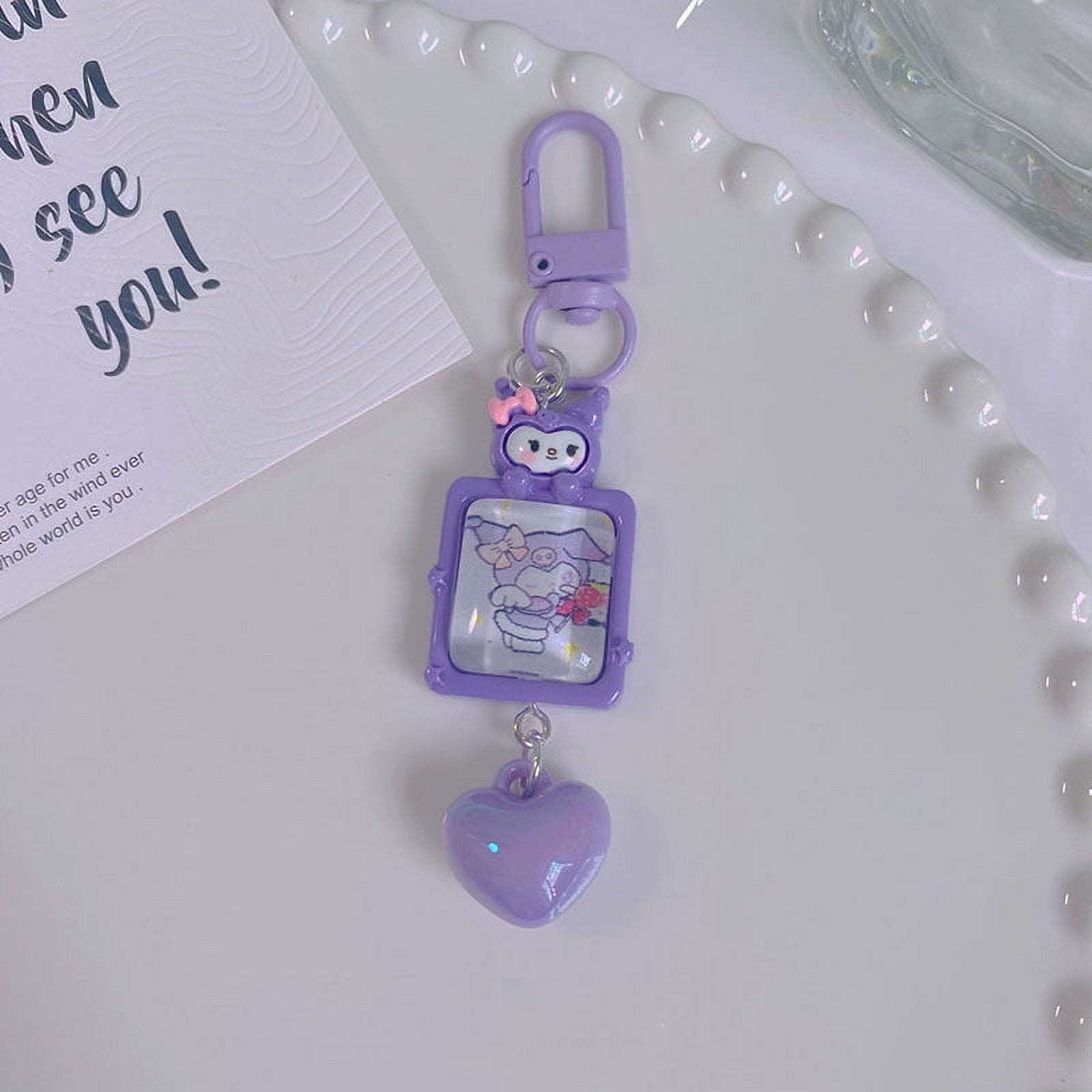 Sanrio Kawaii Kuromi Cinnamoroll Keychain Schoolbag Charm Girls Boy ...