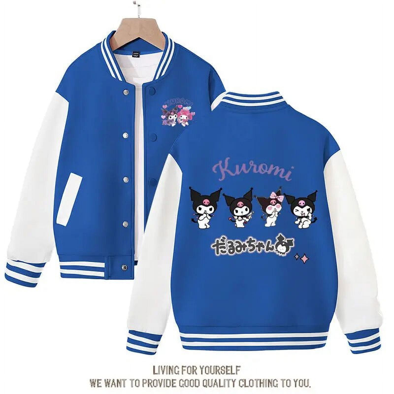 Sanrio Kawaii Kuromi Girls Jacket Cute Cartoon Spring Autumn New ...