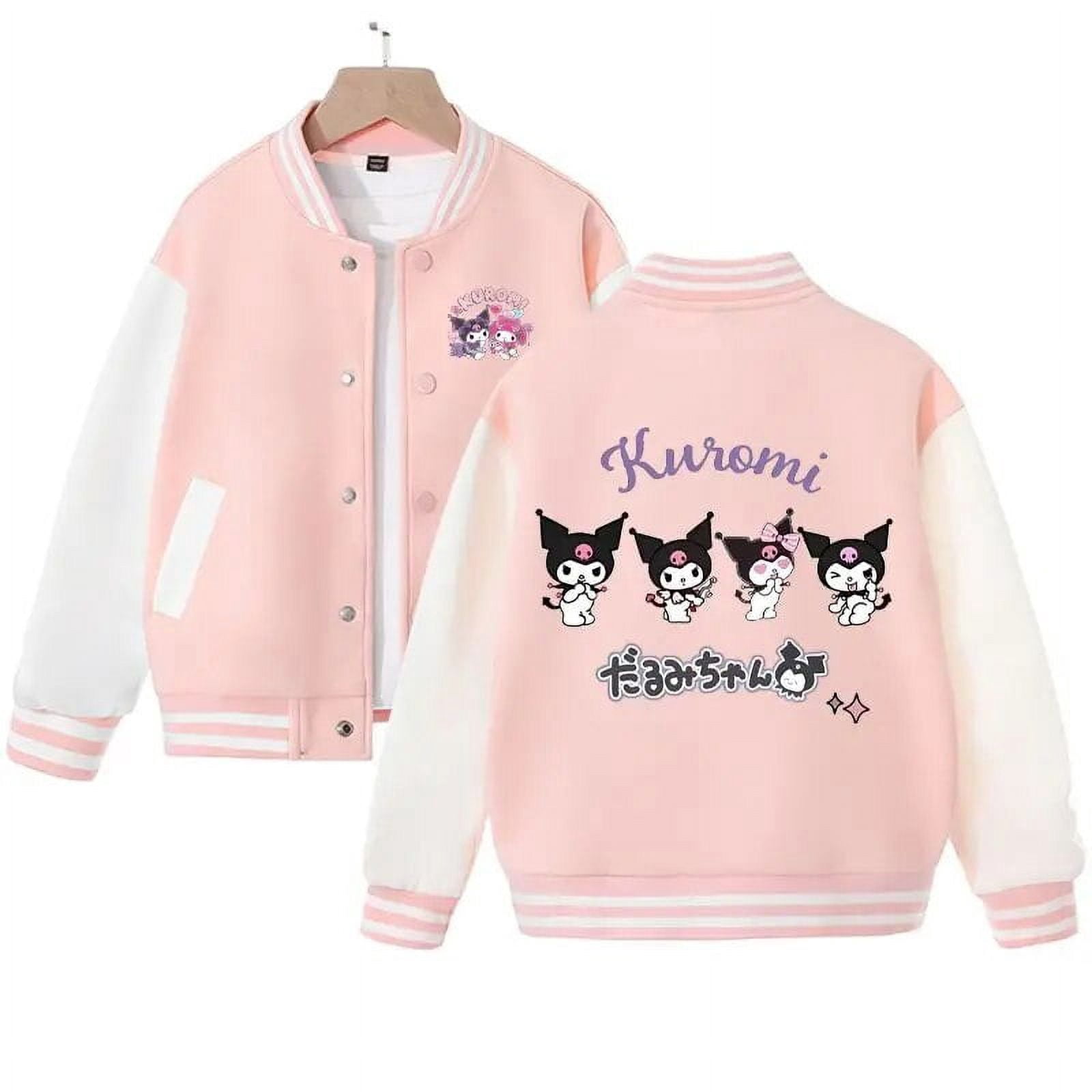 Sanrio Kawaii Kuromi Girls Jacket Cute Cartoon Spring Autumn New ...