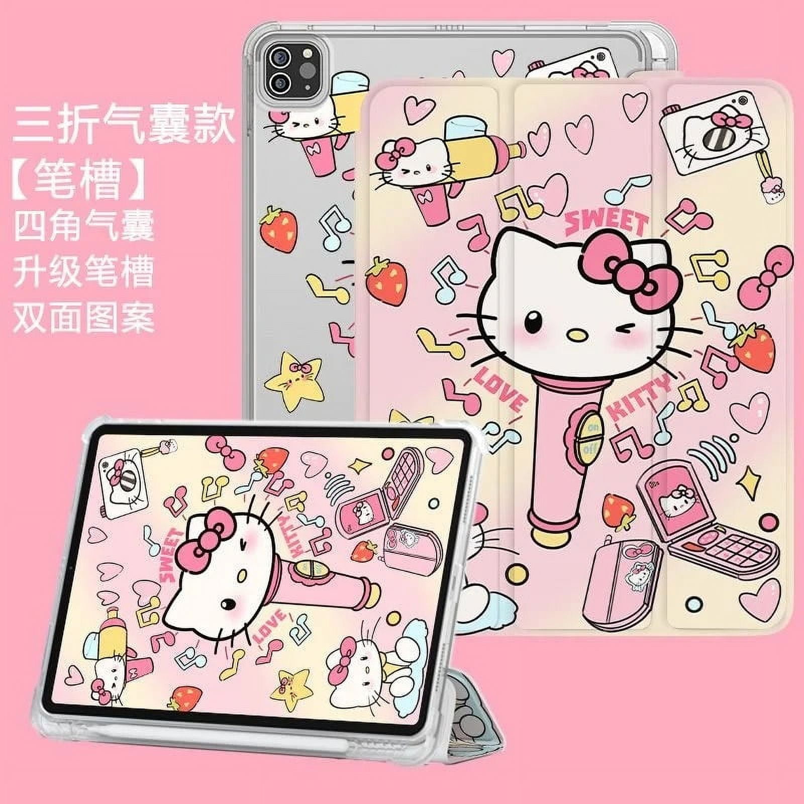 Sanrio Kawaii Kuromi Hello Kitty IPad Protective Case Ipad Air 5 4 ...
