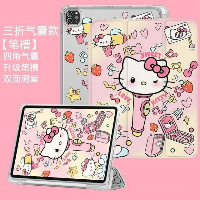 Sanrio Kawaii Kuromi Hello Kitty IPad Protective Case Ipad Air 5 4 ... Sanrio Kawaii Kuromi Hello Kitty IPad Protective Case Ipad Air 5 4 ...