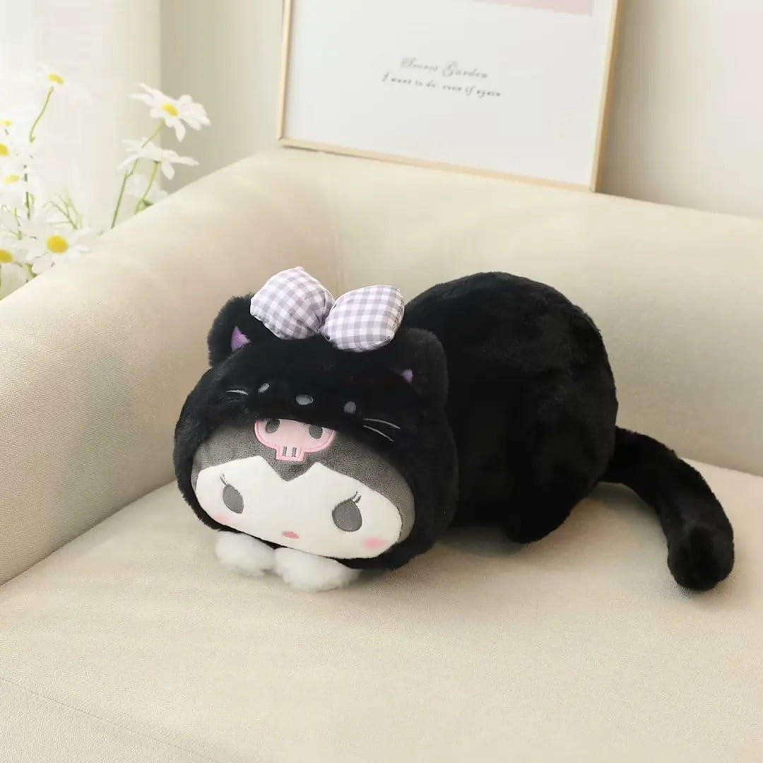 Sanrio Kawaii Kuromi My Melody Cinnamoroll Plush Toy Doll Paper Towel ...