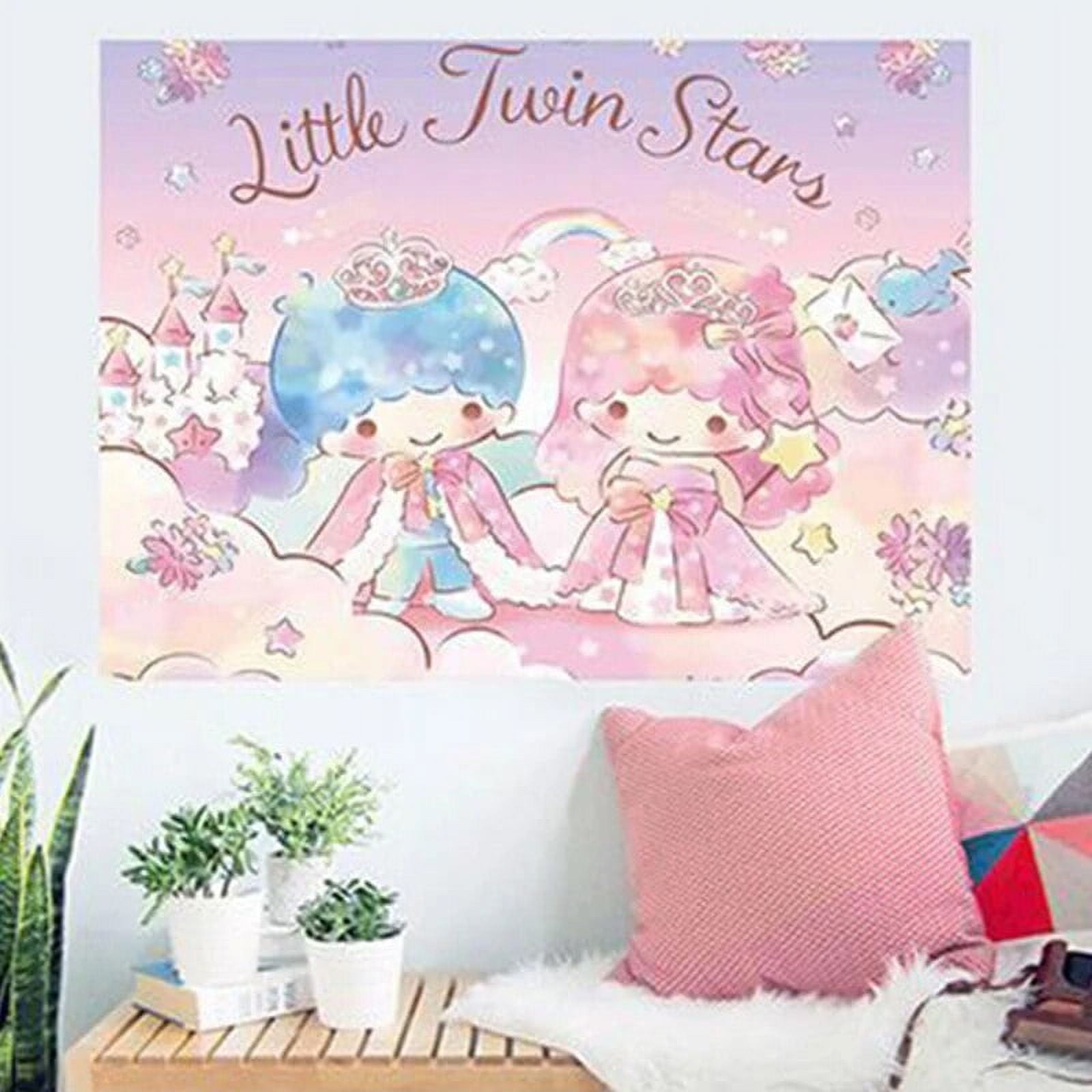 Sanrio Kawaii Kuromi Poster Cinnamoroll My Melody Anime Cute Dormitory ...