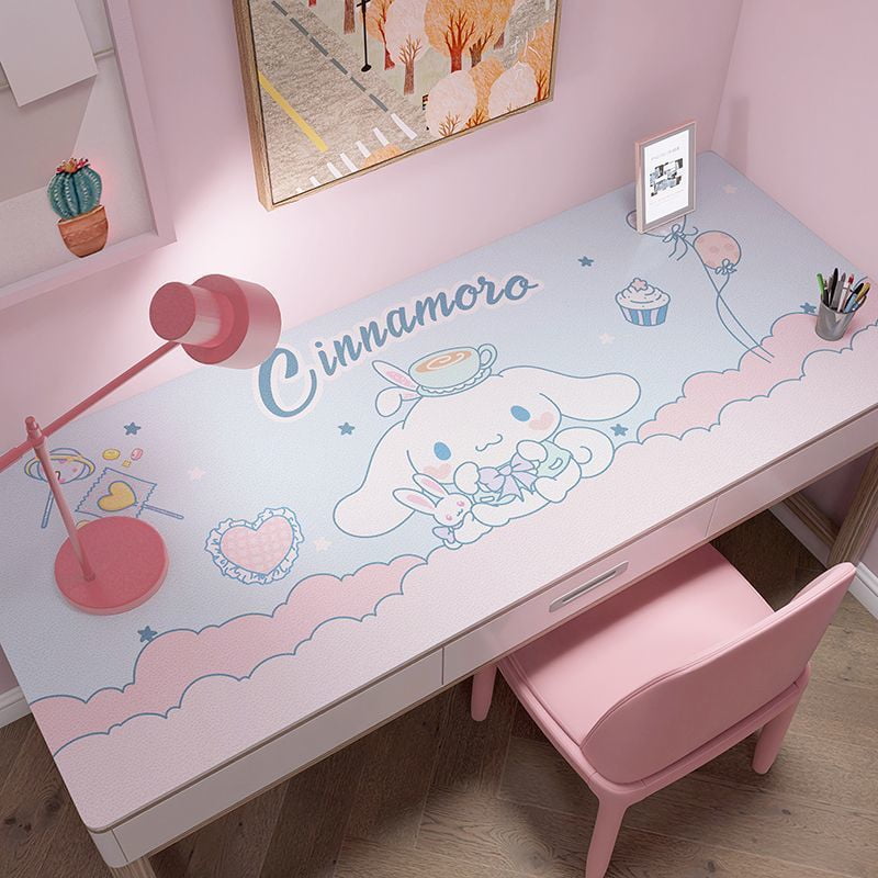Sanrio Kawaii Kuromi Study Desk Mat My Melody Cinnamoroll Anime Cartoon ...