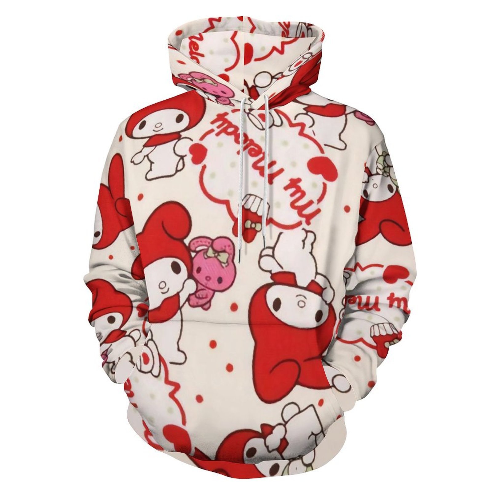 Sanrio Kawaii My Melody 24 Graphic Unisex 3D Print Casual Pullover ...