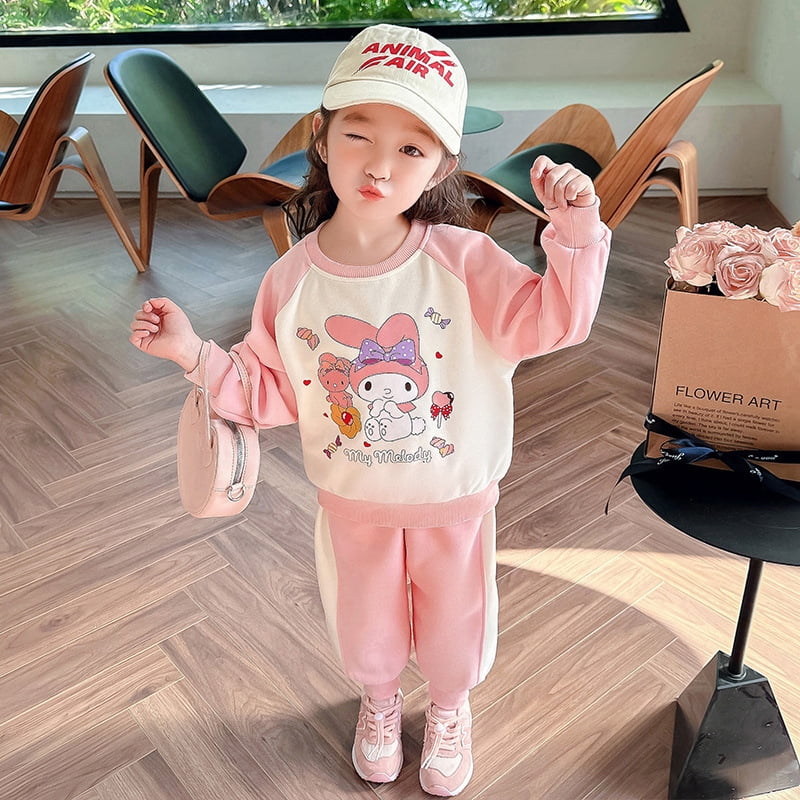 Sanrio Kawaii My Melody Kuromi 2 Piece Cute Anime Cartoon Spring Fall ...