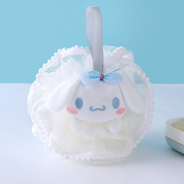 Sanrio Kawaii My Melody Kuromi Cinnamoroll Cartoon Bath Flower Cotton