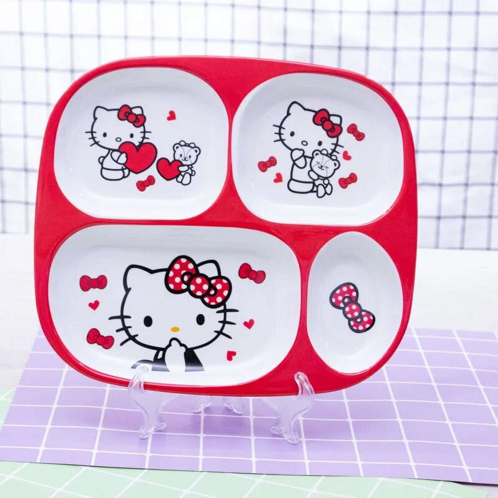 Sanrio Kawaii Mymelody Hello Kitty Dinner Plate Cute Cartoon Thickened ...