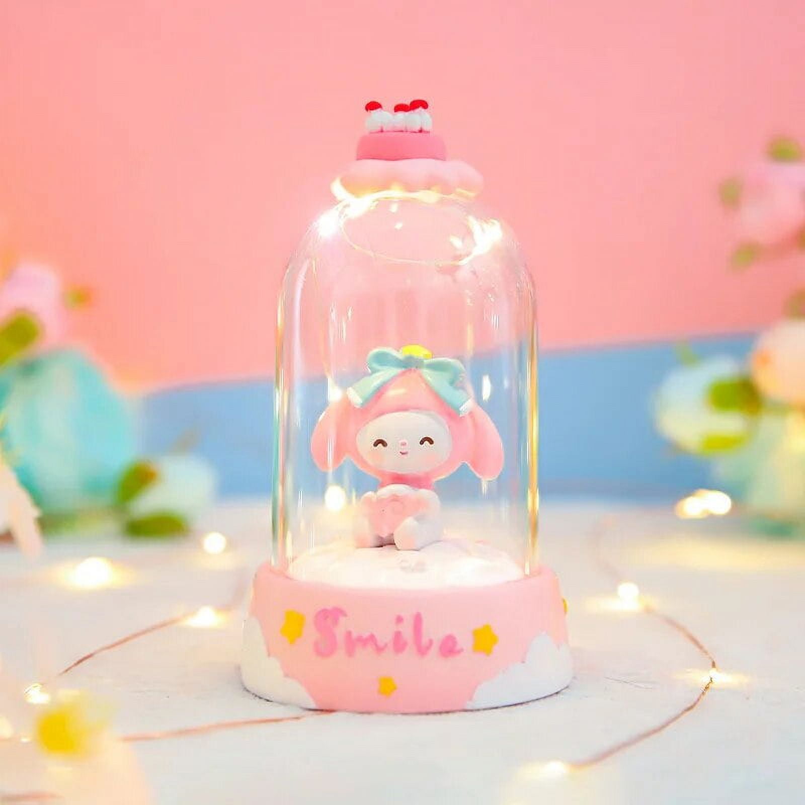 Sanrio Kawaii Night Lights Hello Kitty My Melody Cinnamoroll Kuromi ...