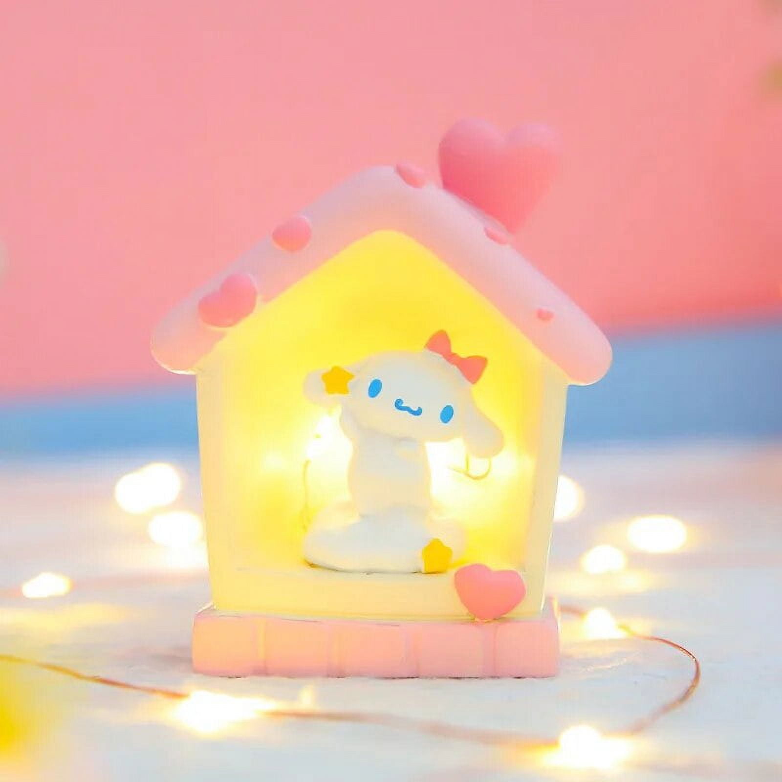 Sanrio Kawaii Night Lights Hello Kitty My Melody Cinnamoroll Kuromi ...