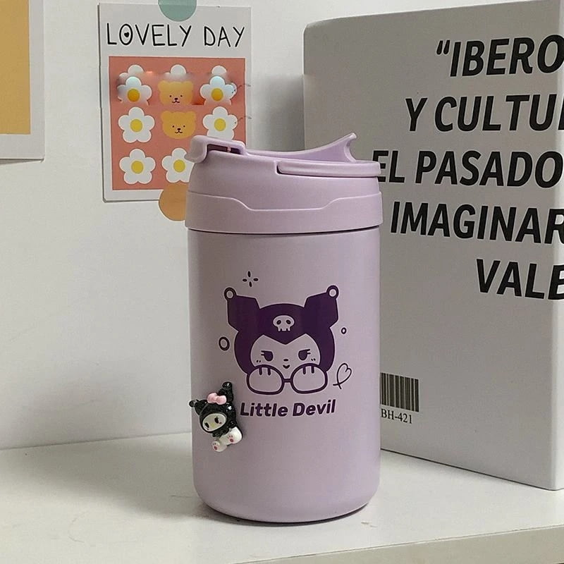 Sanrio Kawaii Pochacco Water Cup Hello Kitty Pom Pom Purin Kuromi Girls ...