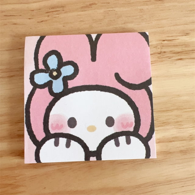 Sanrio Kawaii Post It Notes HelloKitty MyMelody Kuromi Cinnamoroll ...