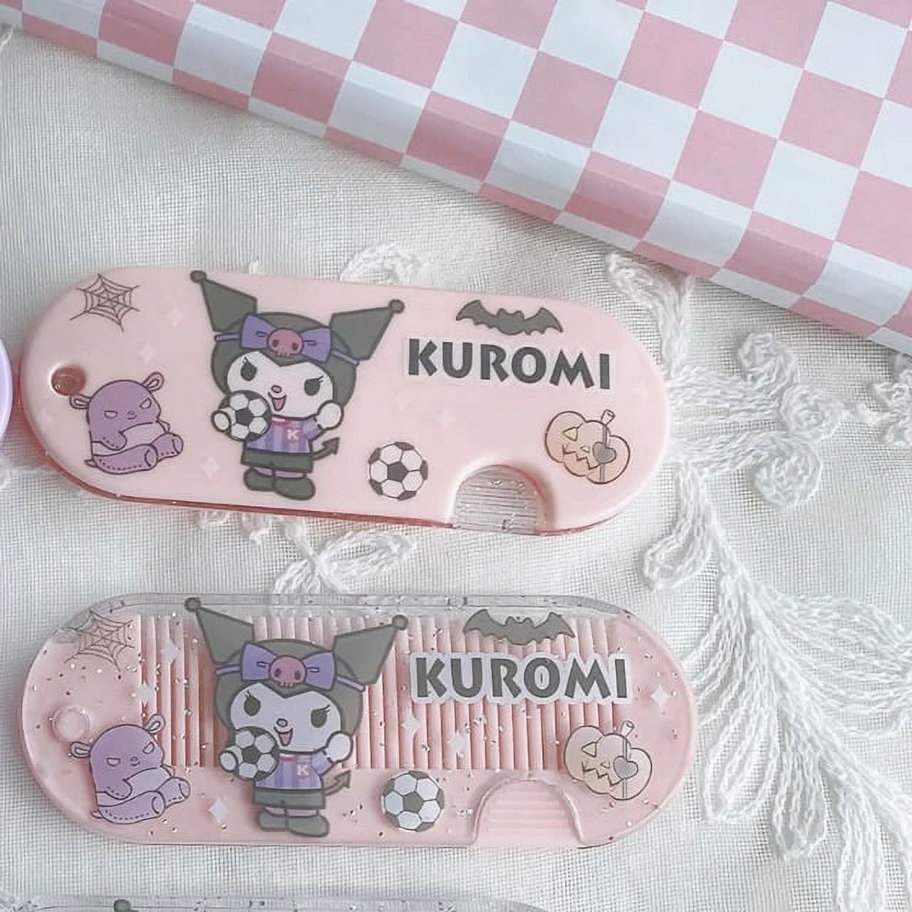 Sanrio Kawaii Small Comb Anime Kuromi Hello Kitty Cinnamoroll Plastic ...