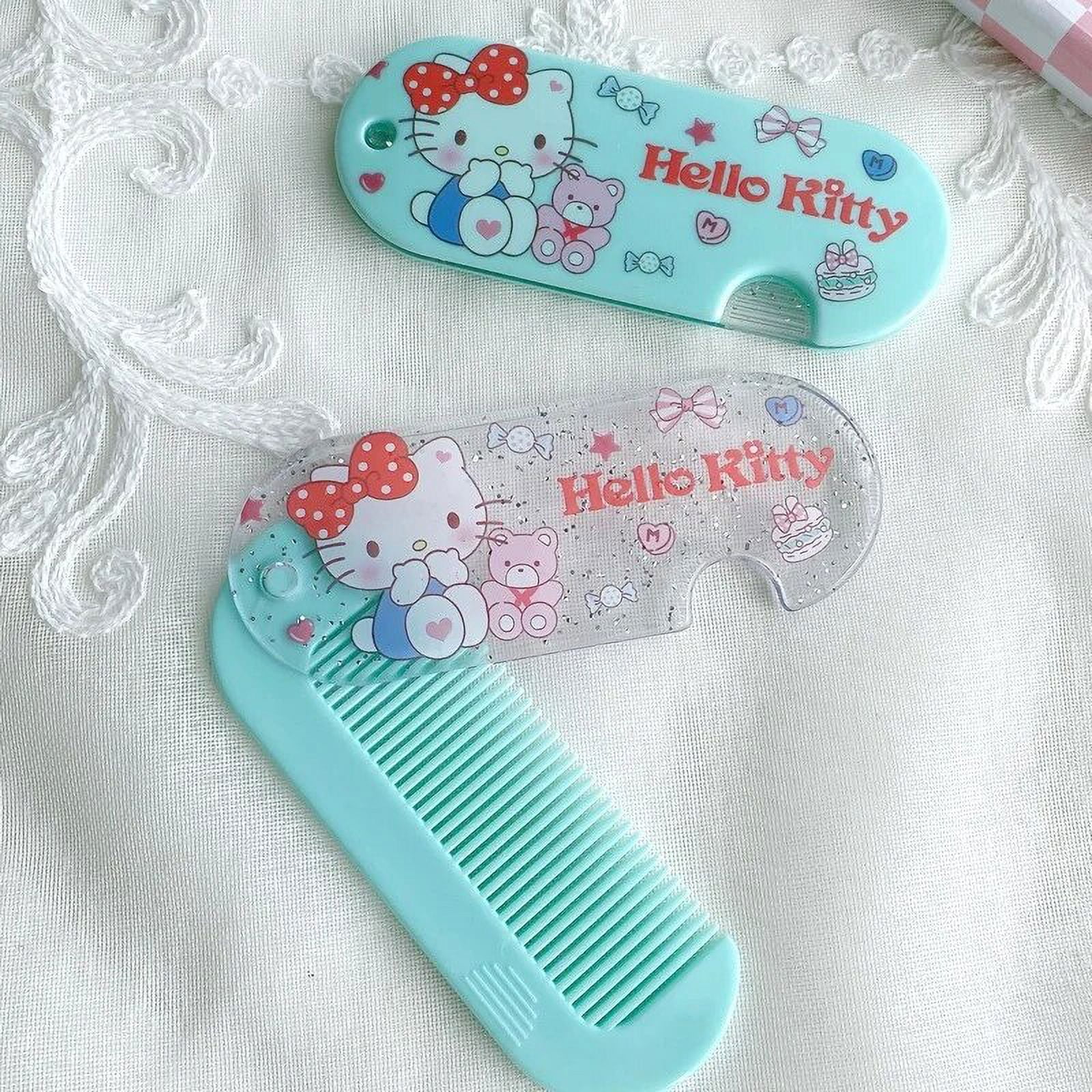 Sanrio Kawaii Small Comb Anime Kuromi Hello Kitty Cinnamoroll Plastic ...