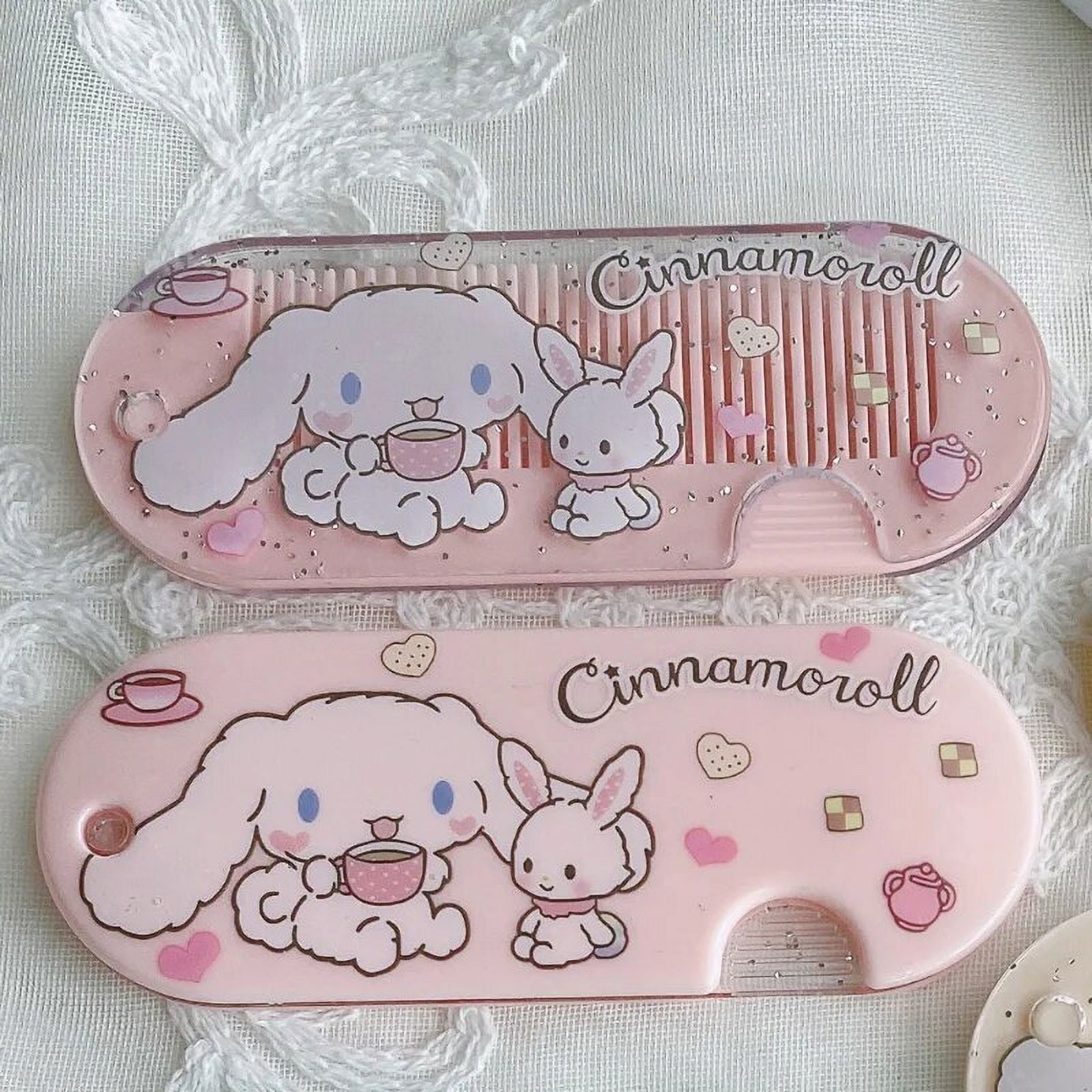 Sanrio Kawaii Small Comb Anime Kuromi Hello Kitty Cinnamoroll Plastic ...
