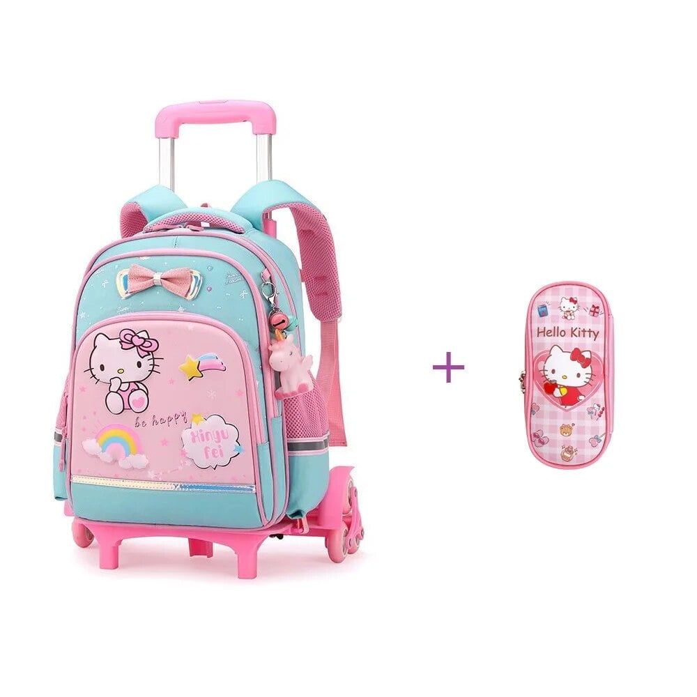 Sanrio Kawaii Unisex Anime Hello Kitty Large Capacity Waterproof ...