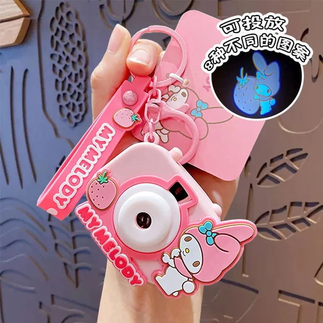 Sanrio Keychain Genuine Projection Camera Hello Kitty Sunset Light Ship ...