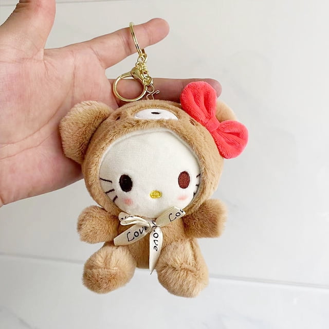 Sanrio Keychain Hello Kitty 13Cm Pochacco Kawaii Pendant Plush Toys ...