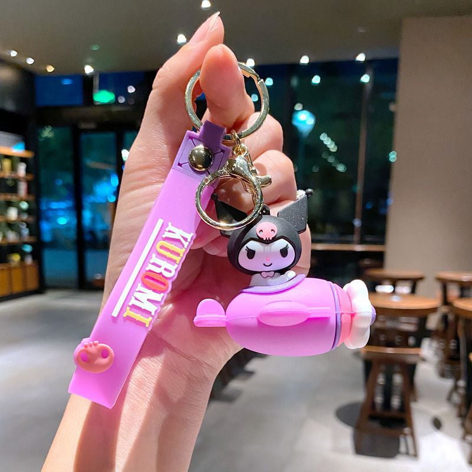 Sanrio Keychain Hello Kitty Yugui Dog rotating Sweet Plane Keychain ...