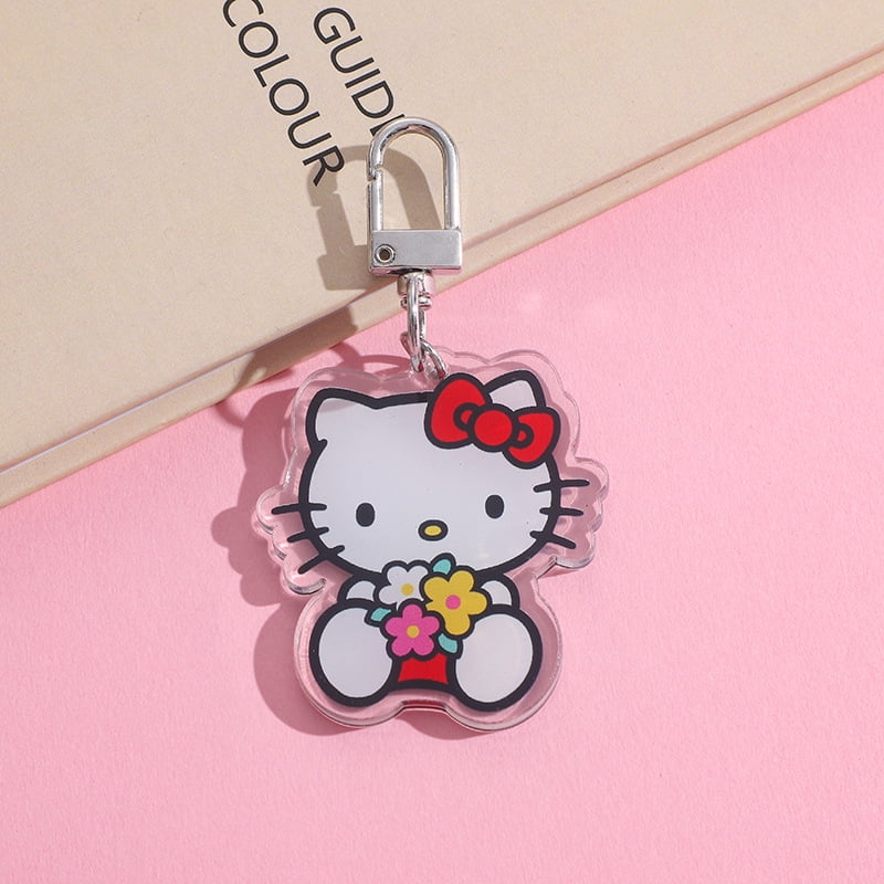 Sanrio Keychain Kawaii Hello Kitty Cute Anime Student Cartoon Schoolbag ...