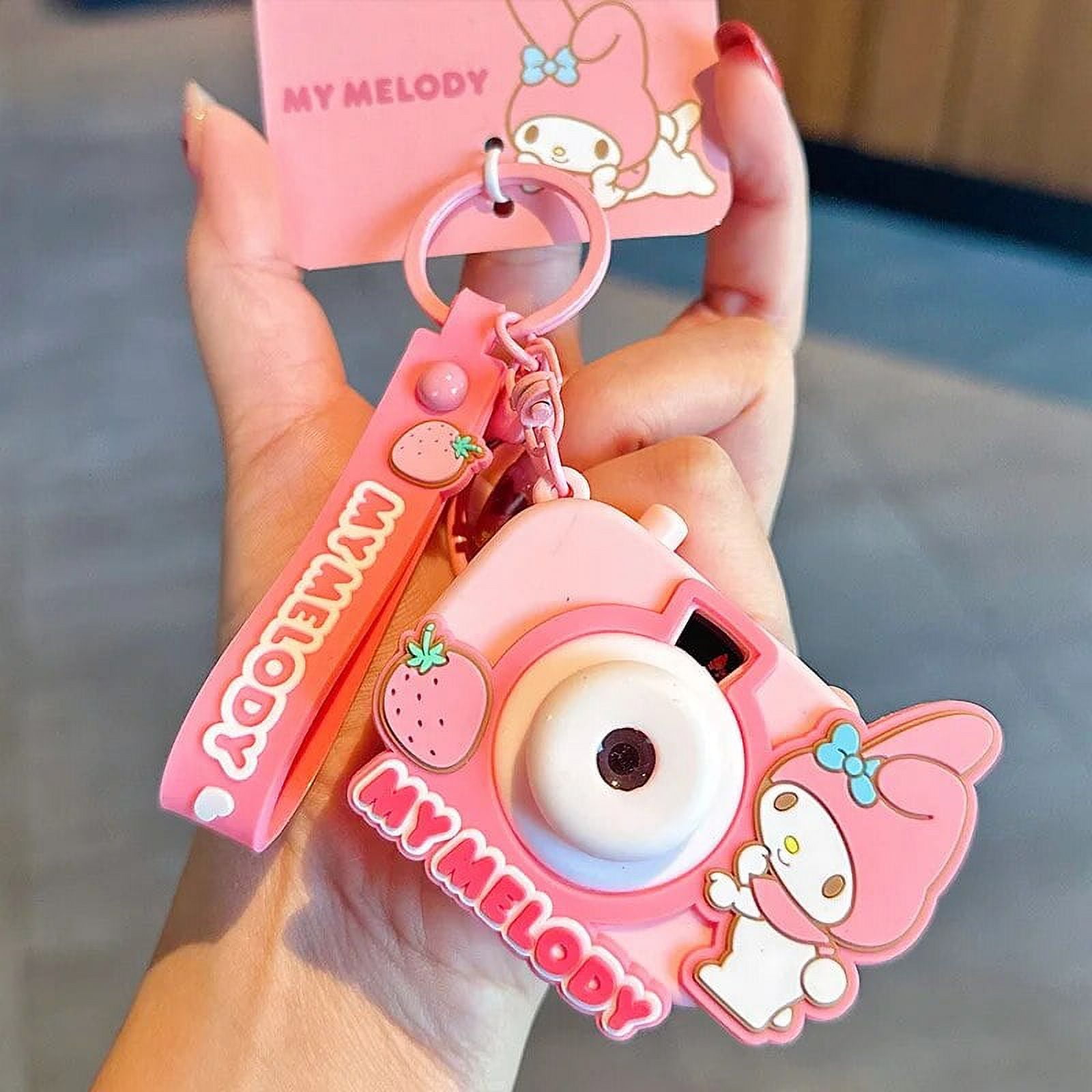 Sanrio Keychain Kuromi Cinnamoroll Projection Camera Hello Kitty Sunset ...