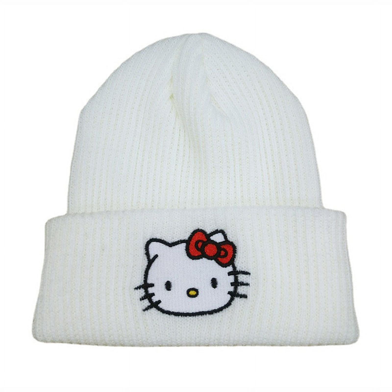 Sanrio Knitted Hat Hello Kitty Kuromi Cinnamoroll Kawaii Cartoon Autumn ...