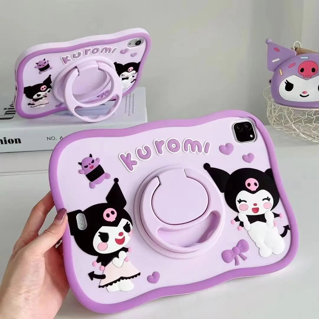 Sanrio Kuromi 360 Degree Rotate Stand Case For iPad 10.2 9th 7th 8th ...
