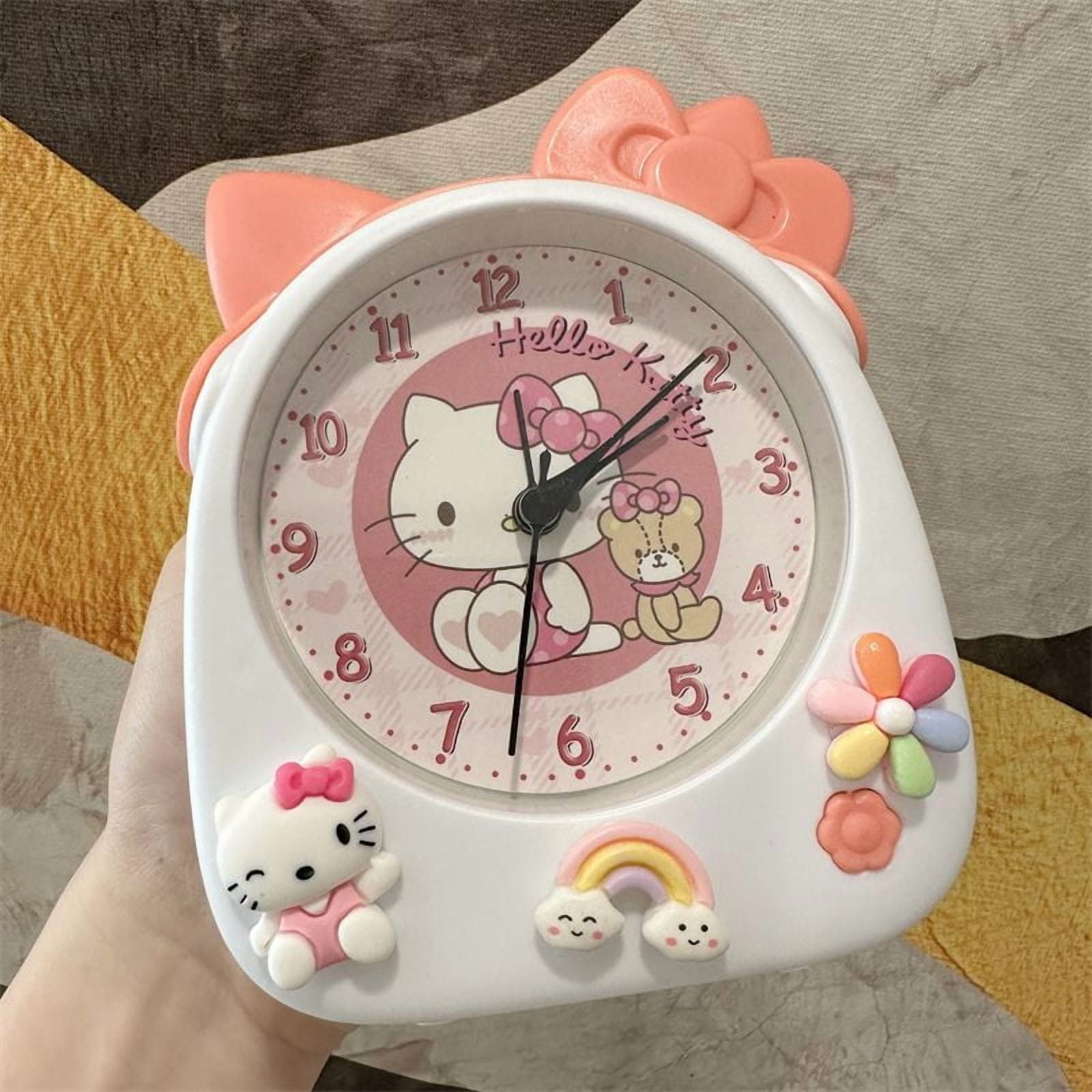 Sanrio Kuromi Alarm Clock Creative Hello Kittys Fashion Clock Cute ...