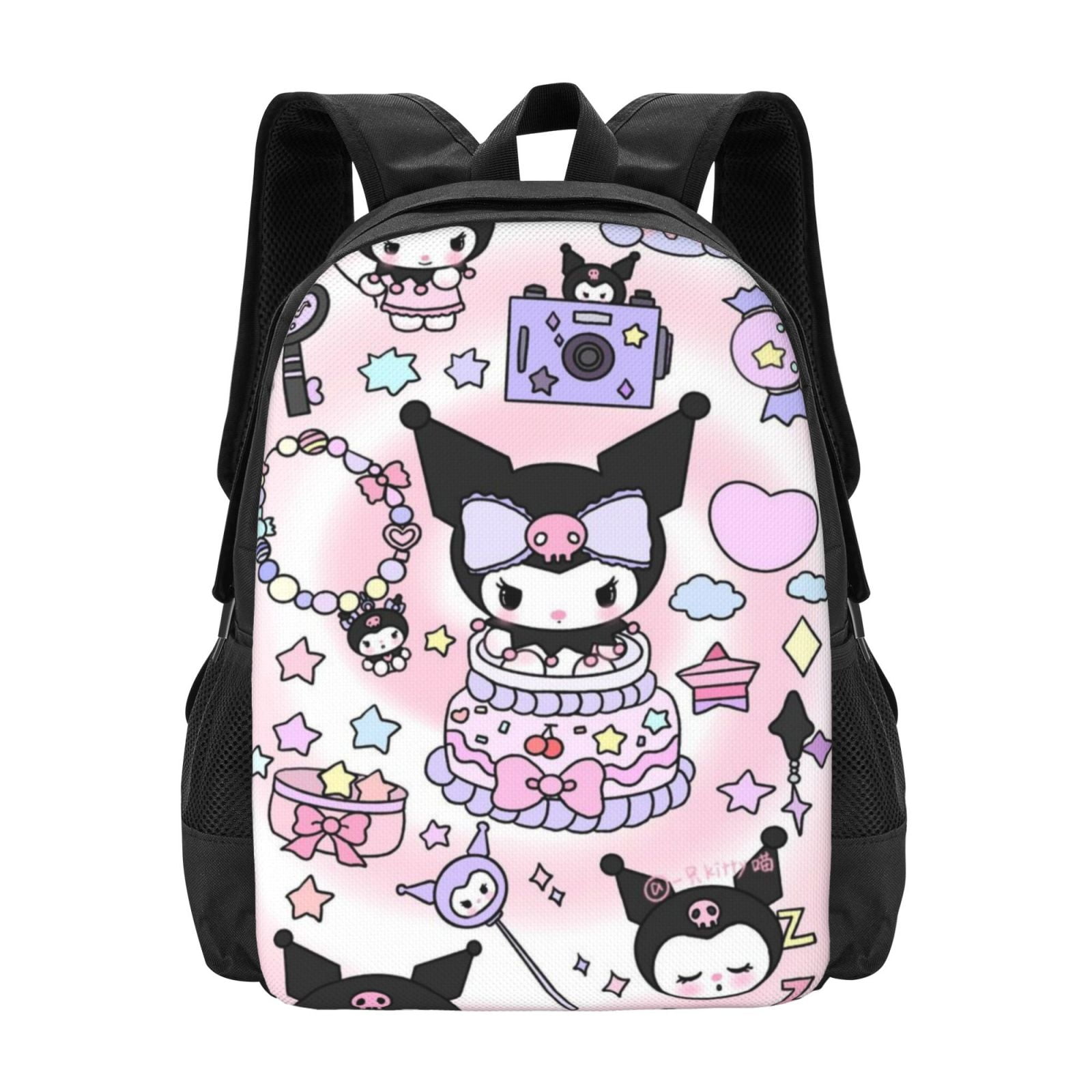 Sanrio Kuromi Backpack,3d Print Laptop Backpack Lightweight Casual ...